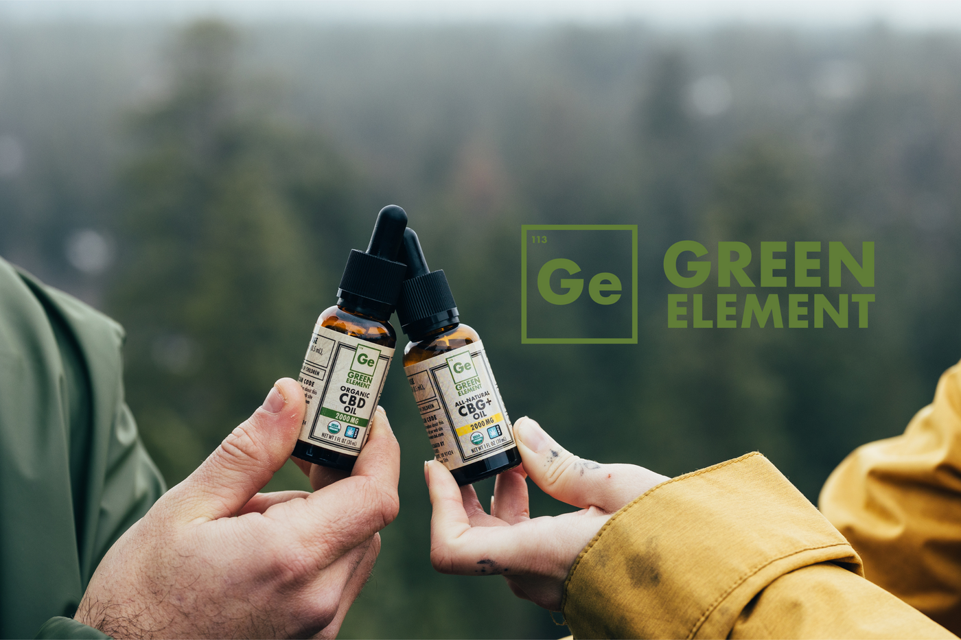 Buy Pure, Organic, Green Element CBD Oil